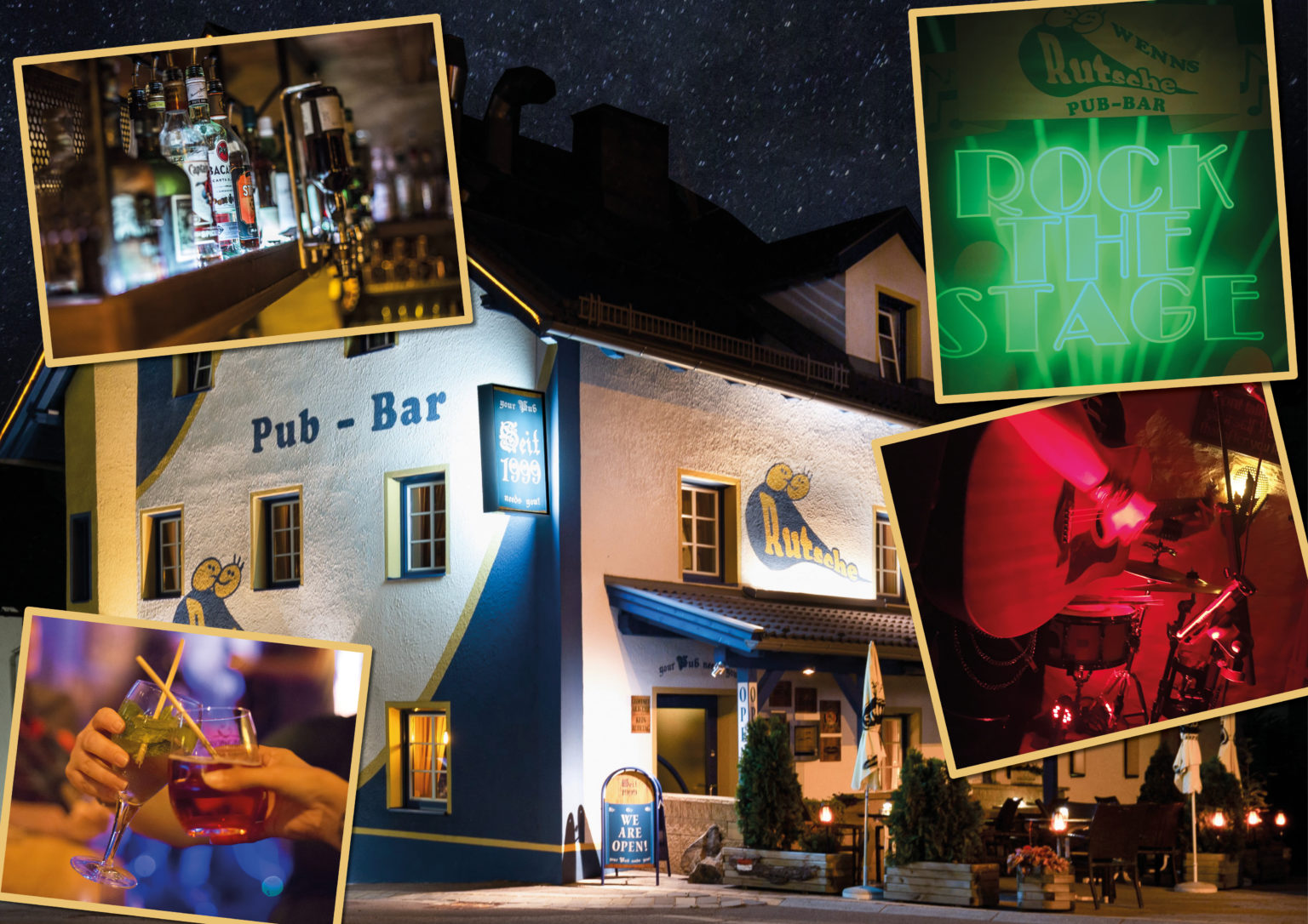 Collage Pub | Rutsche Bar Pub | Wenns